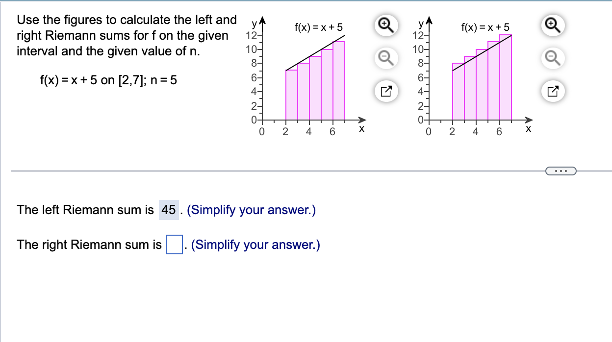 Solved Use the figures to calculate the left and right | Chegg.com