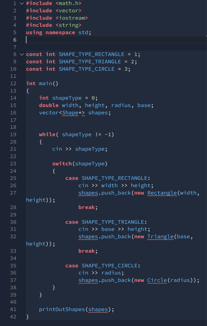 Solved 3. Base Class Contains, Polymorphism and Downcasting | Chegg.com