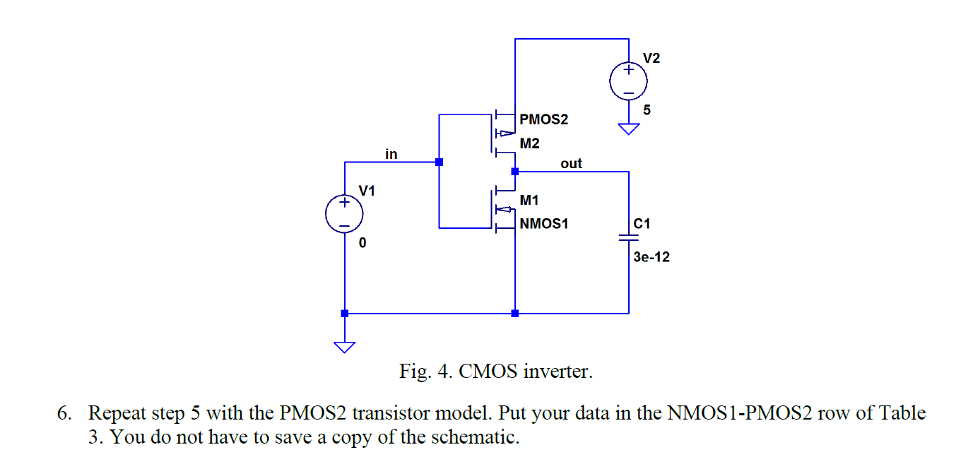 CMOS Inverter Model Standard CMOS logic is designed | Chegg.com