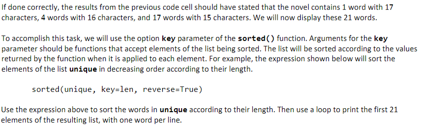 Solved If done correctly, the results from the previous code | Chegg.com