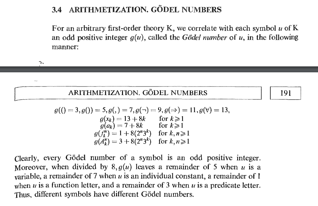 Solved 3.4 ARITHMETIZATION. GÖDEL NUMBERS For an arbitrary | Chegg.com