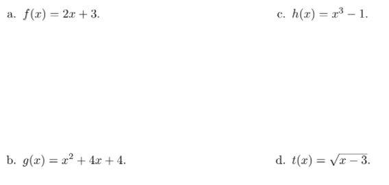 Solved Draw a graph of each of the following | Chegg.com