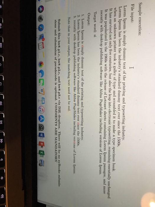 Solved 3 String Search Develop a C program that searches a | Chegg.com