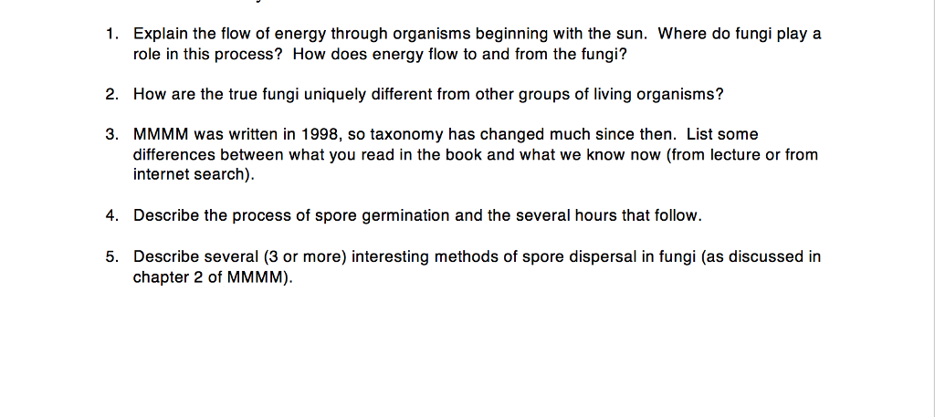 Solved Explain the flow of energy through organisms | Chegg.com