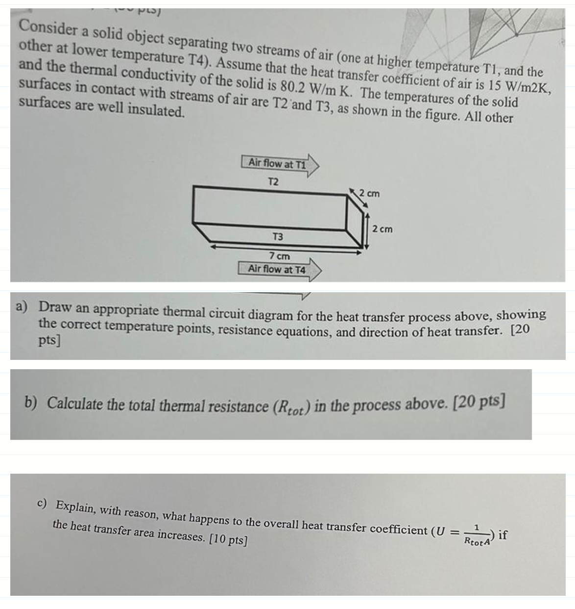Solved other at lower temperature T4). Assume that the heat | Chegg.com