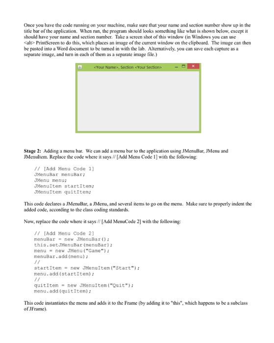 Solved Java has a built-in library called "Swing" that | Chegg.com