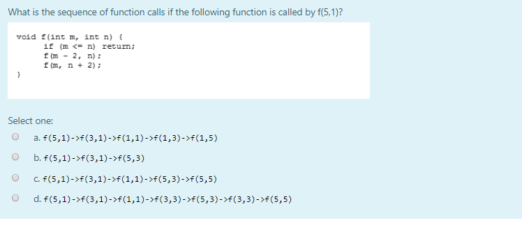 Solved Consider the class definition below, which of the | Chegg.com