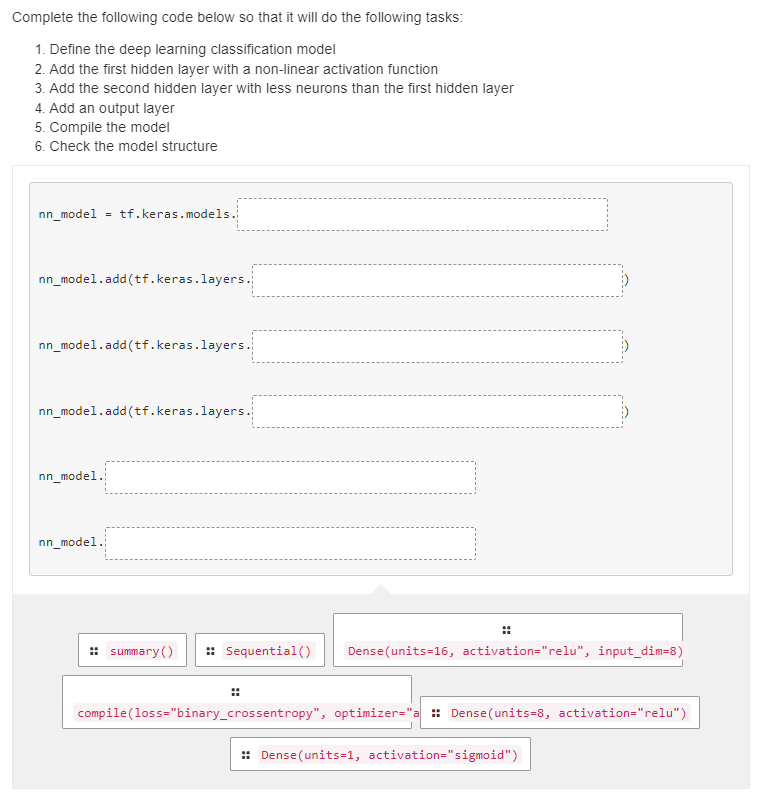 Solved Complete the following code below so that it will do | Chegg.com