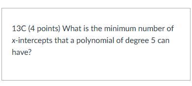 Solved 13 ﻿C (4 ﻿points) ﻿What is the minimum number of \( | Chegg.com