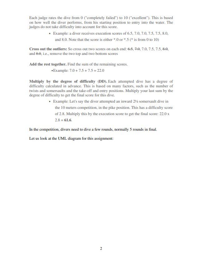 Solved Country Diving - String name - String player -intage | Chegg.com