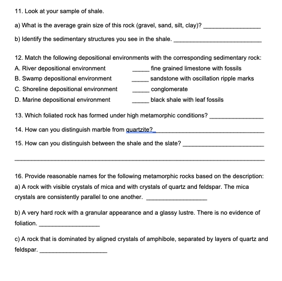 Solved 1. a) How would you describe the texture of granite, | Chegg.com