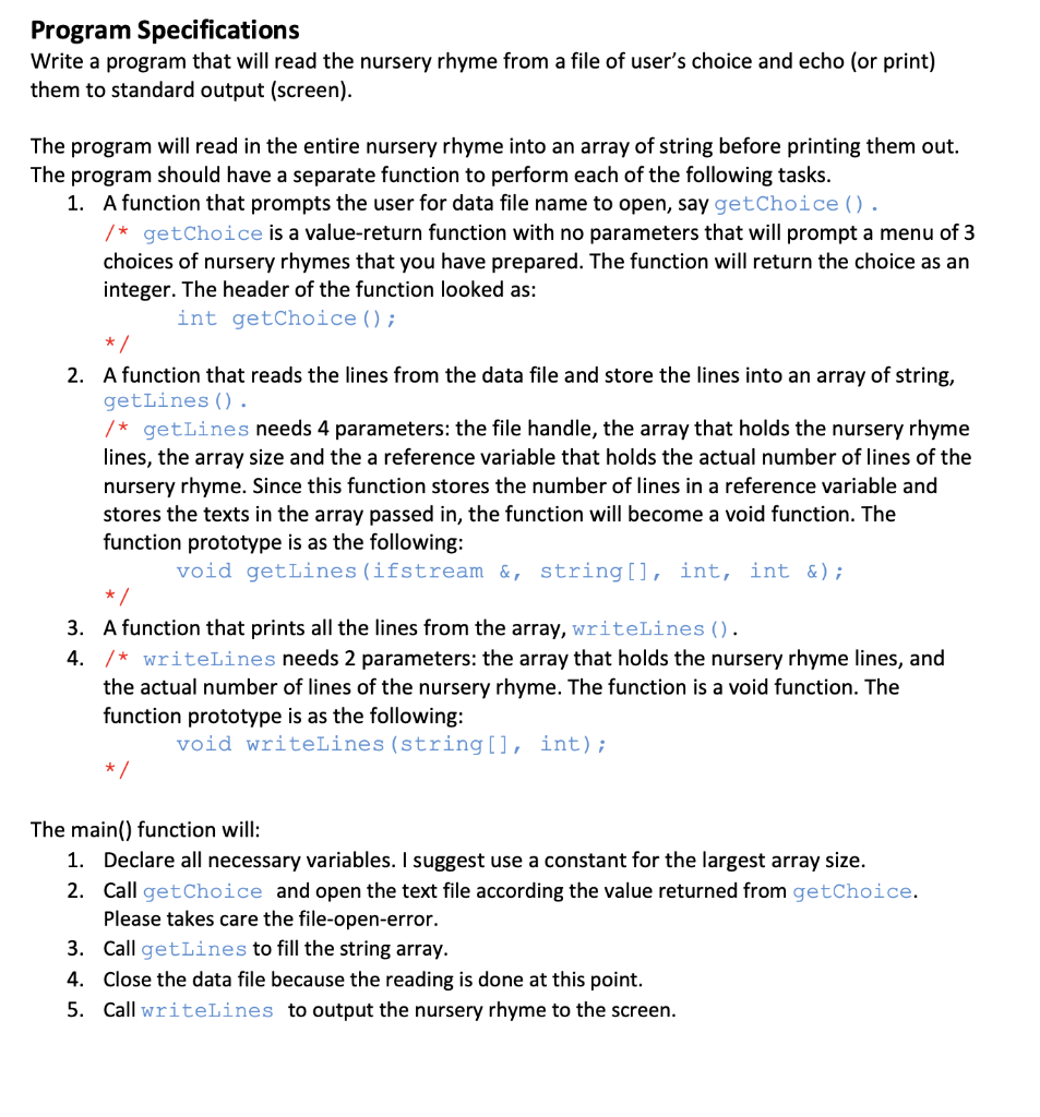 Solved Here's the source code that comes with this | Chegg.com