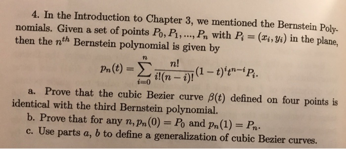 Solved 4. In the Introduction to Chapter 3, we mentioned the | Chegg.com