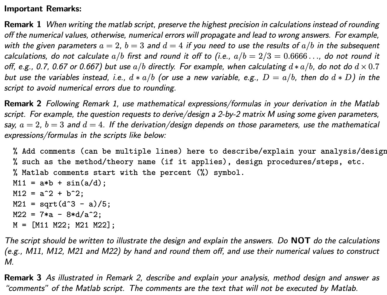 Solved Complete Task 3 in MATLAB Please do not copy the | Chegg.com