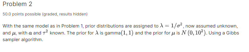 Solved \r\n50.0 points possible (graded, results hidden) | Chegg.com
