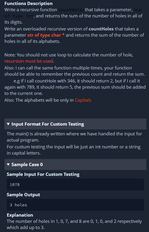 Solved Recursion You are designing a poster which prints out | Chegg.com