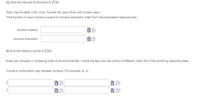 Solved f(x)=x+15x32 f(x) Ifor union. To enter ∞, type | Chegg.com