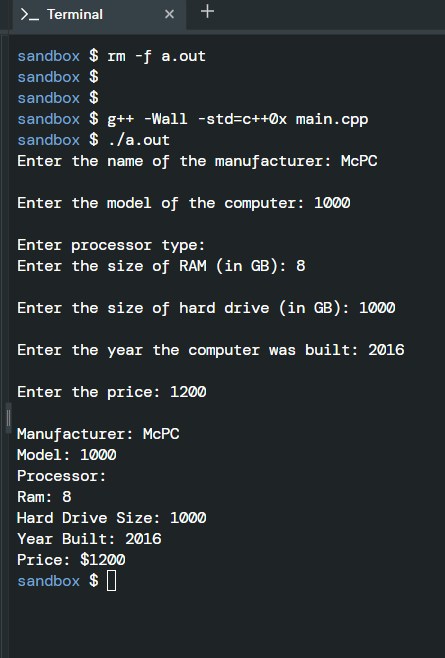 Solved Below I have shown the instructions for the C++ | Chegg.com
