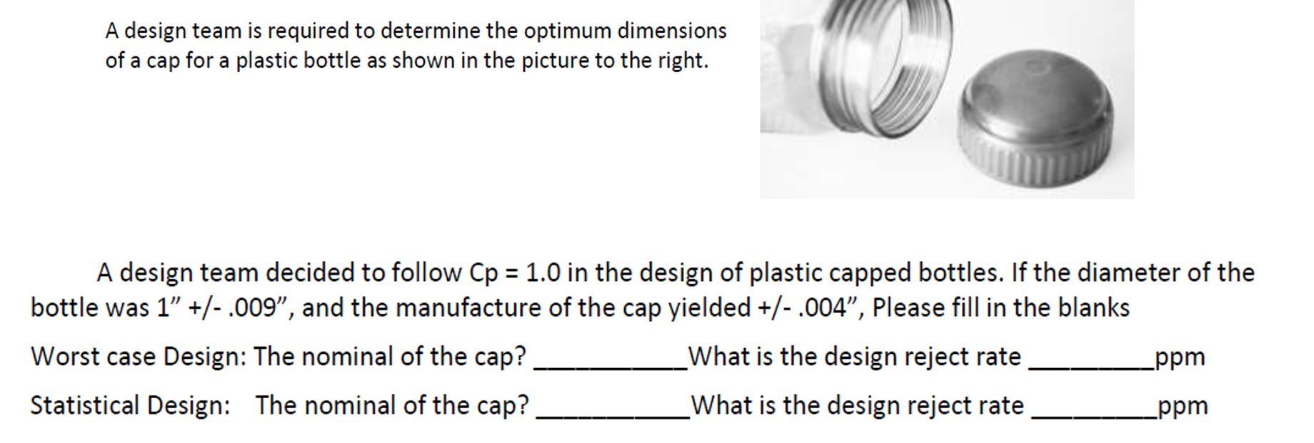 A design team is required to determine the optimum | Chegg.com