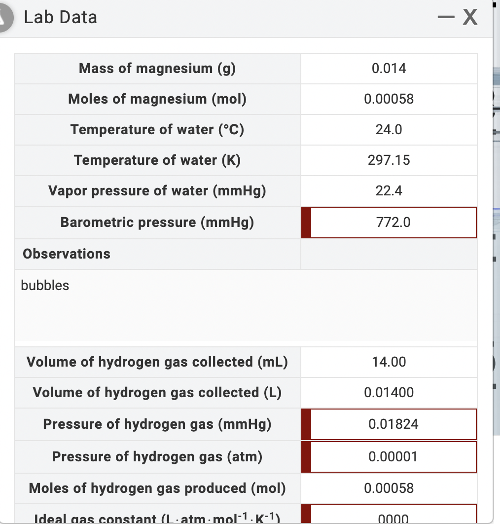 Solved How do I solve for barometric pressure as well as the | Chegg.com