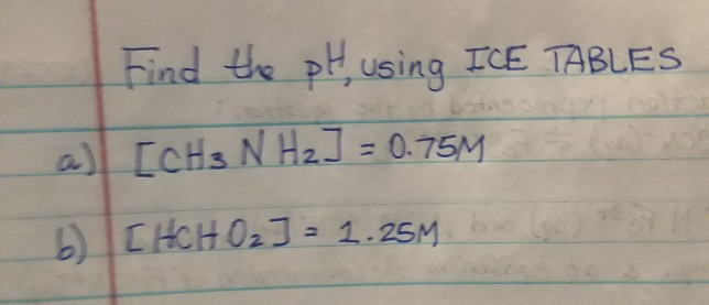 Solved Ice Tables Practice Problems and Assumption Problems. | Chegg.com
