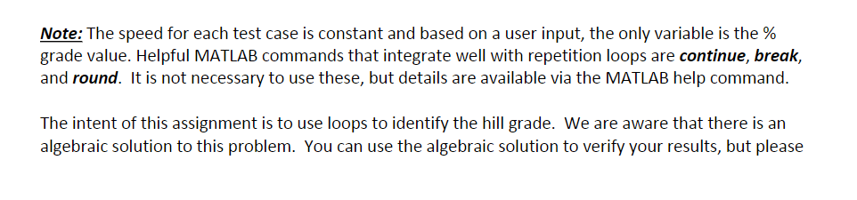 GOAL: Develop repetition flow constructs in MATLAB to | Chegg.com