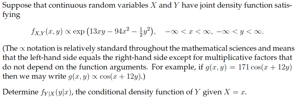 Solved Suppose that continuous random variables X and Y have | Chegg.com