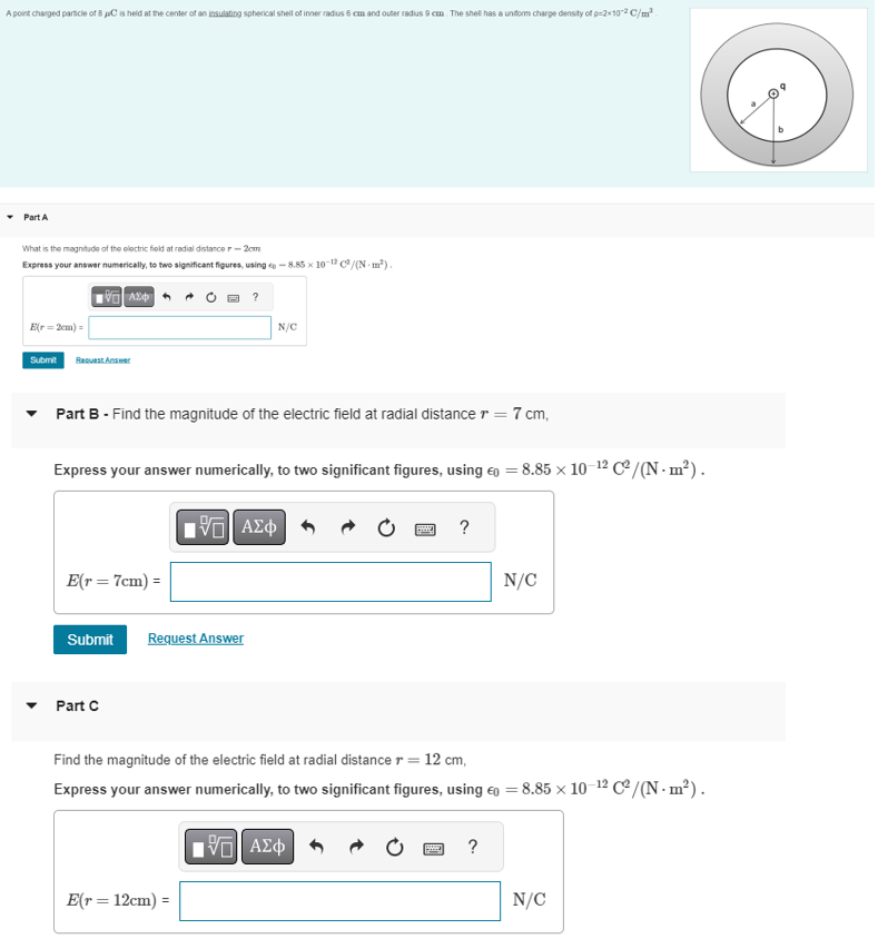 Solved A point charged particle of 8 μC is held at the | Chegg.com
