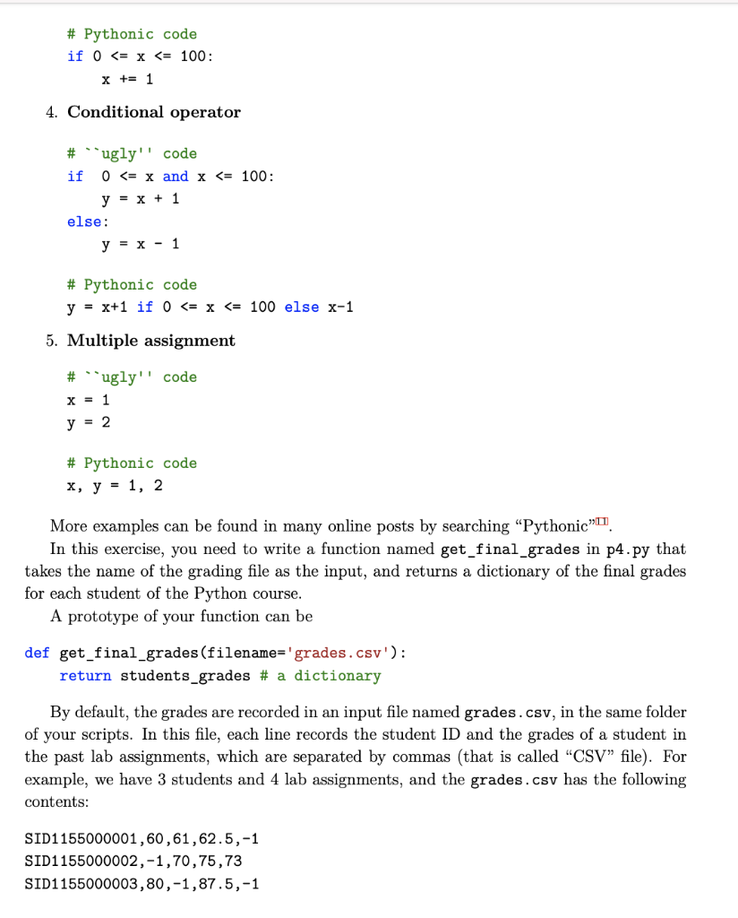 Exercise 4 (20 marks) Mastering a programming | Chegg.com