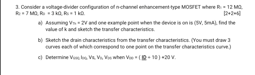 Solved For all problems that involve a circuit network, | Chegg.com