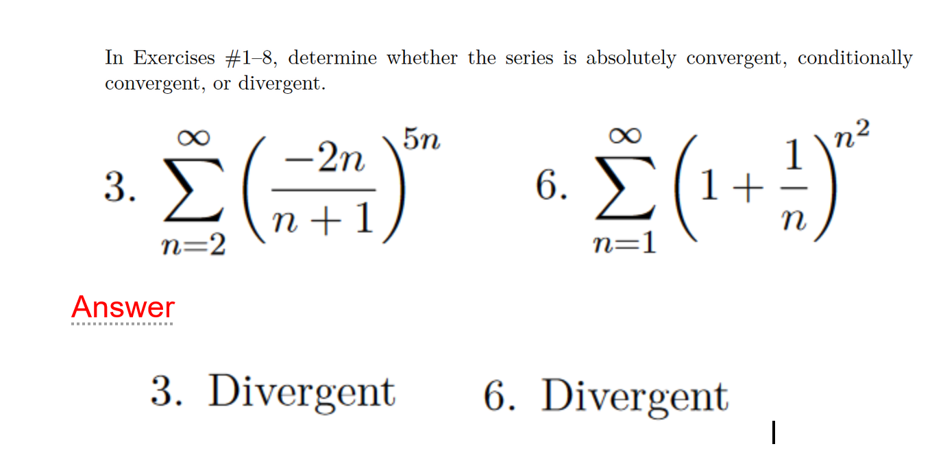 Solved In Exercises \#1-8, determine whether the series is | Chegg.com