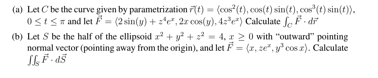 Solved (a) Let C be the curve given by parametrization F(t) | Chegg.com