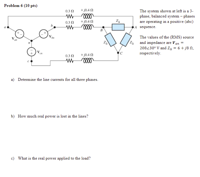 Solved Because it's balanced you only have to solve for 1 | Chegg.com