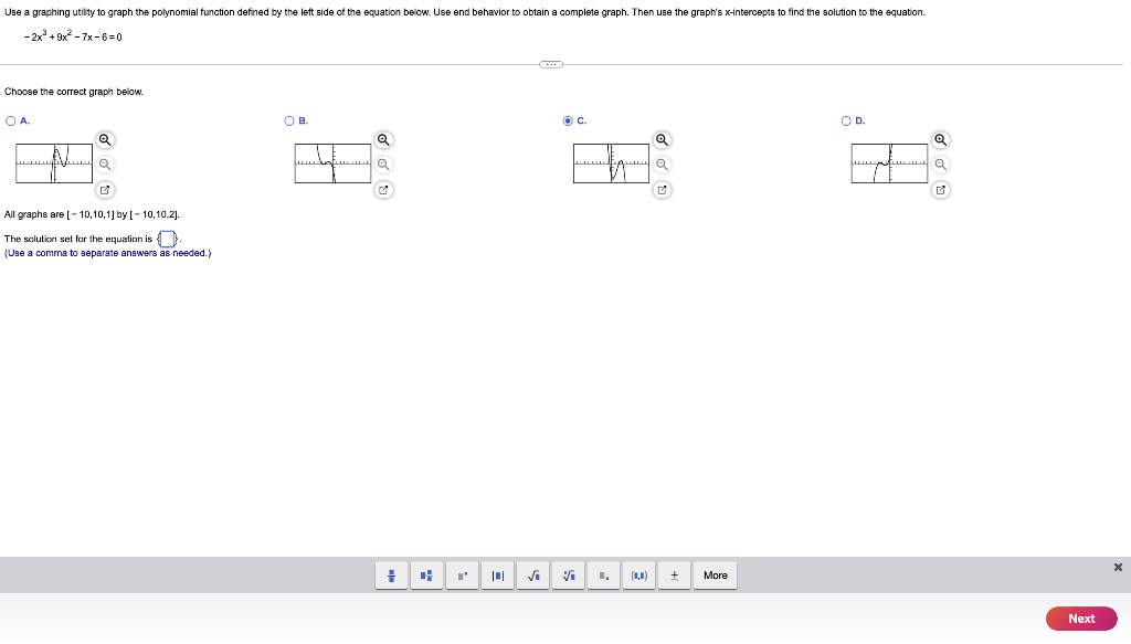 solved-2x3-9x2-7x-6-0-choose-the-correct-graph-below-a-b-chegg