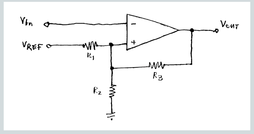 Solved The circuit shown is a simple Schmitt Trigger. This | Chegg.com