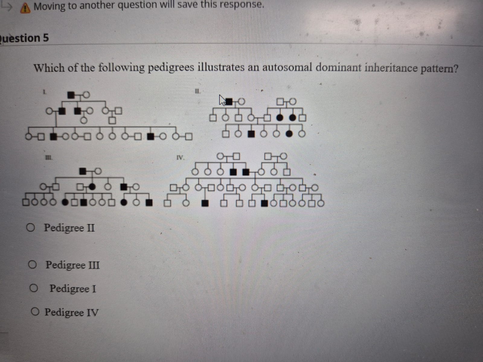 Solved uestion 5Which of the following pedigrees illustrates | Chegg.com Solved uestion 5Which of the following pedigrees illustrates | Chegg.com