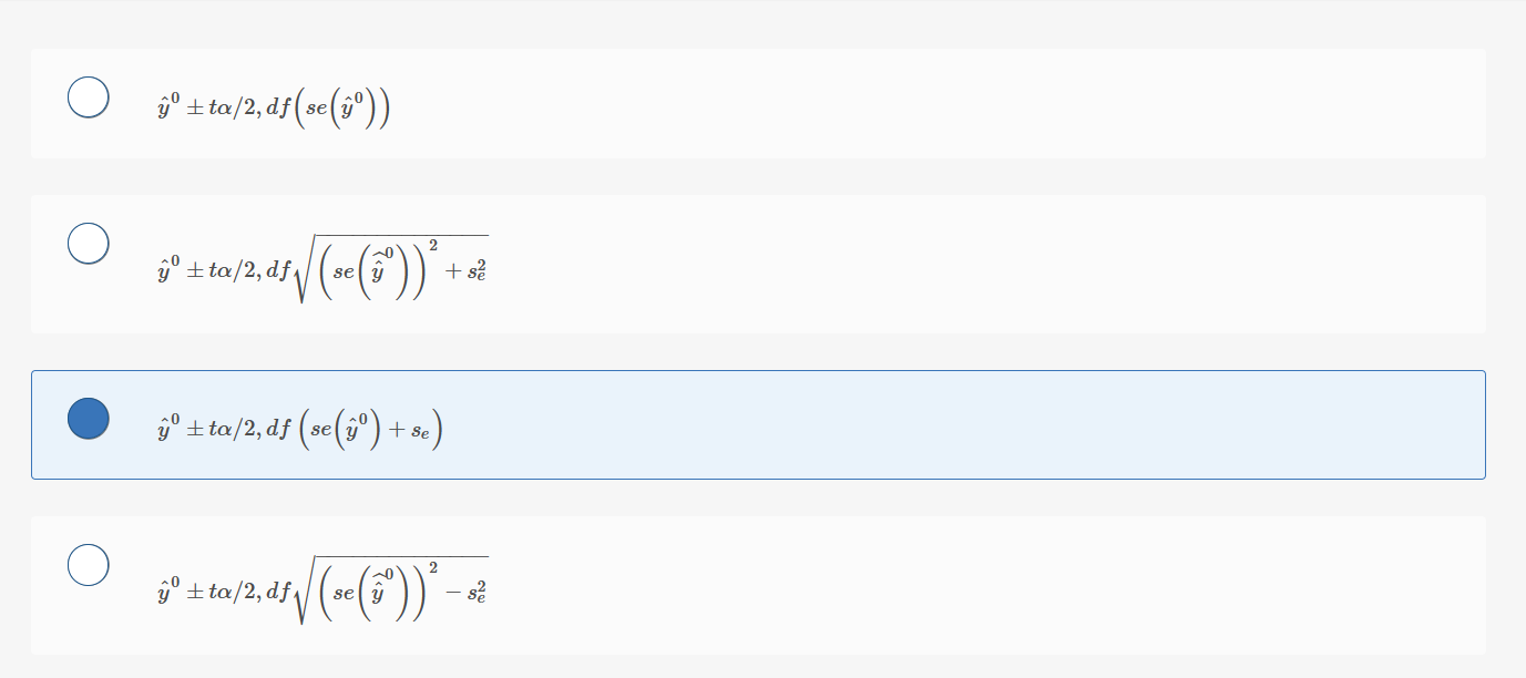 Solved A1) Given the following portion of regression | Chegg.com