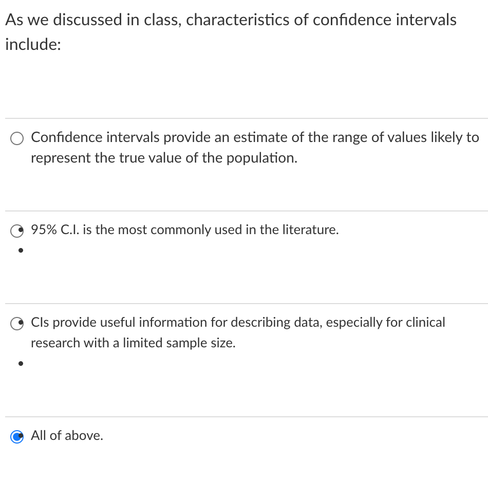 Solved As we discussed in class, characteristics of | Chegg.com