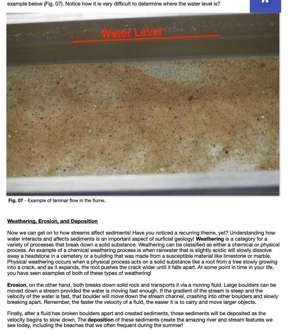 Solved How does a change in a stream's gradient affect the | Chegg.com