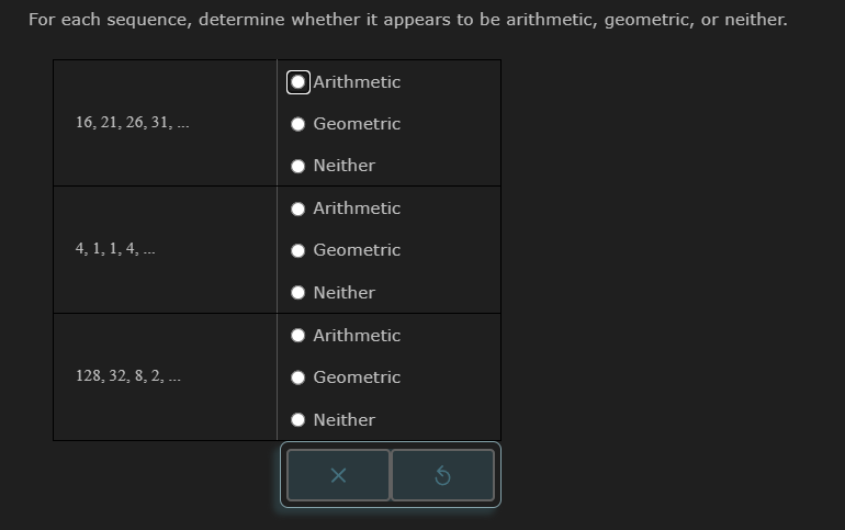 Solved For Each Sequence Determine Whether It Appears To Be 