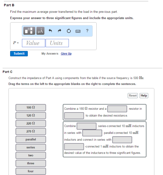 Solved Solve Part A, B, and C show your work and circle your | Chegg.com
