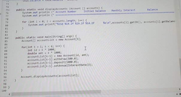 Solved e.com/UUSE JUUJU • From Assignment 4, the Account | Chegg.com