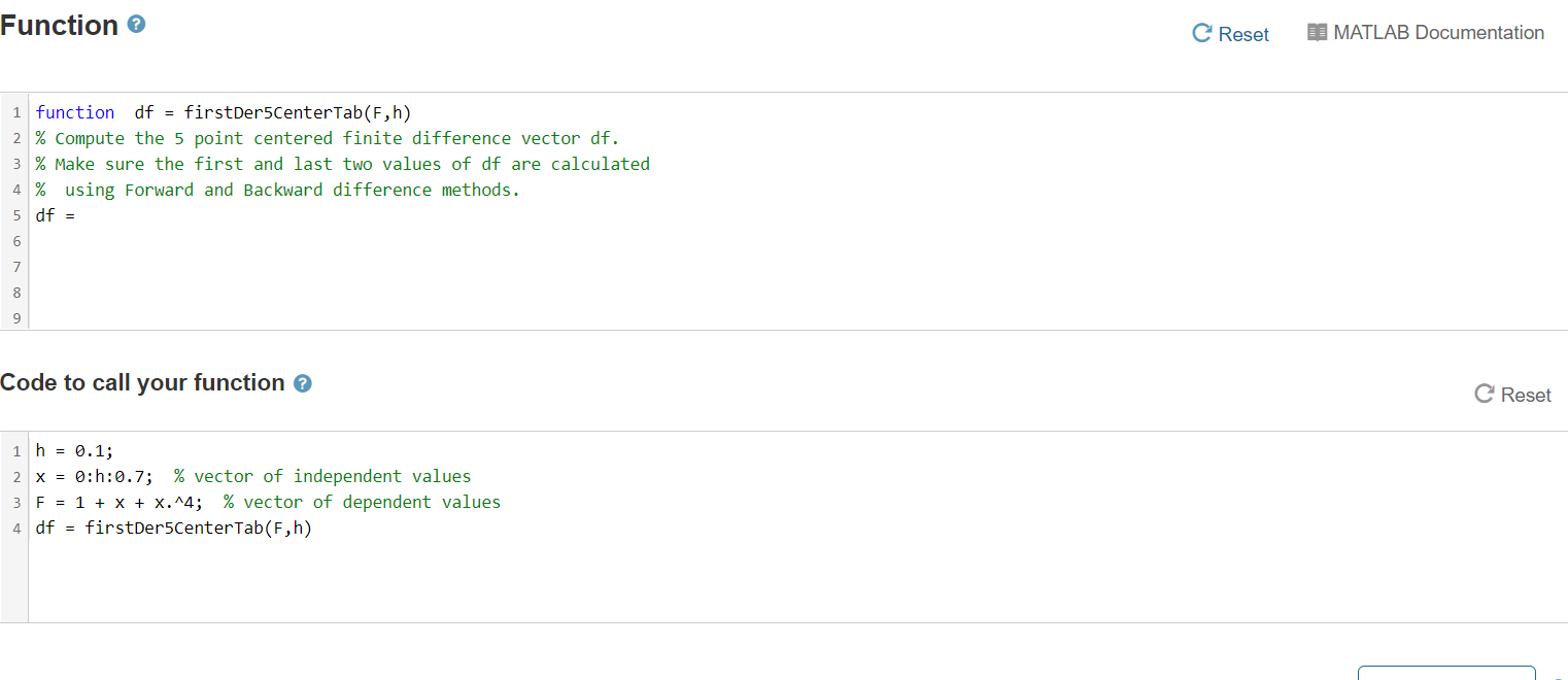 Solved The numerical derivative of a function f(x) at a | Chegg.com