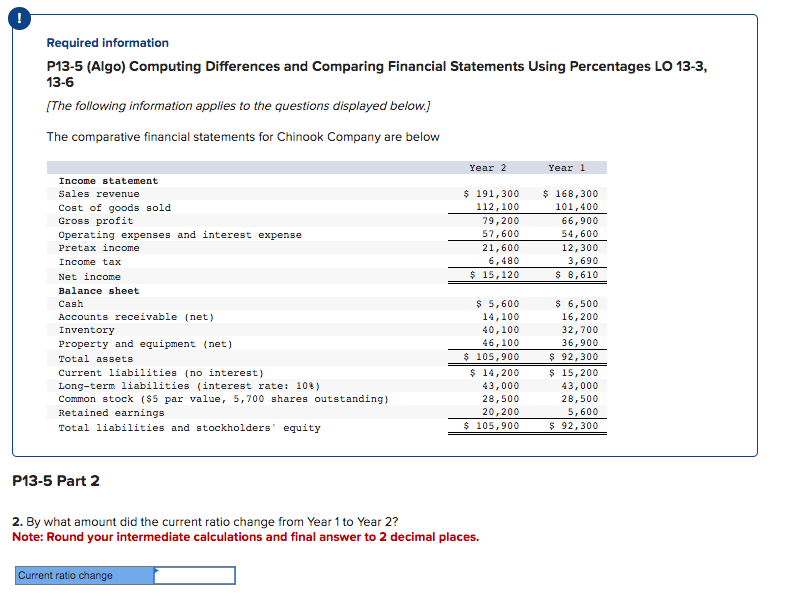 Solved Required information P13-5 (Algo) Computing | Chegg.com