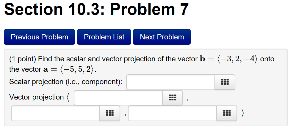 Solved Section 10.3: Problem 6 Previous Problem Problem List | Chegg.com