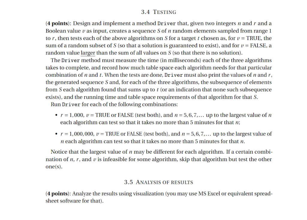 2 Problem Statement Consider The Subset Sum Problem