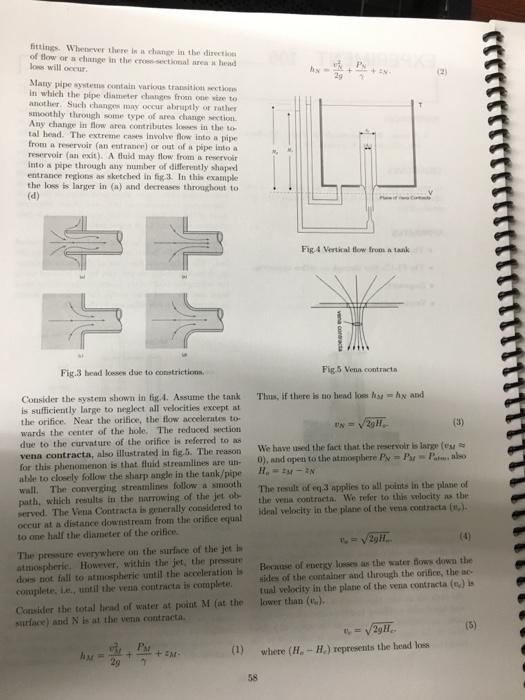 Solved EXPERIMENT 106 FLOW THROUGH AN ORIFICE REFERENCES | Chegg.com