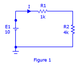 Solved A simple series DC circuit is given in Figure 1: | Chegg.com