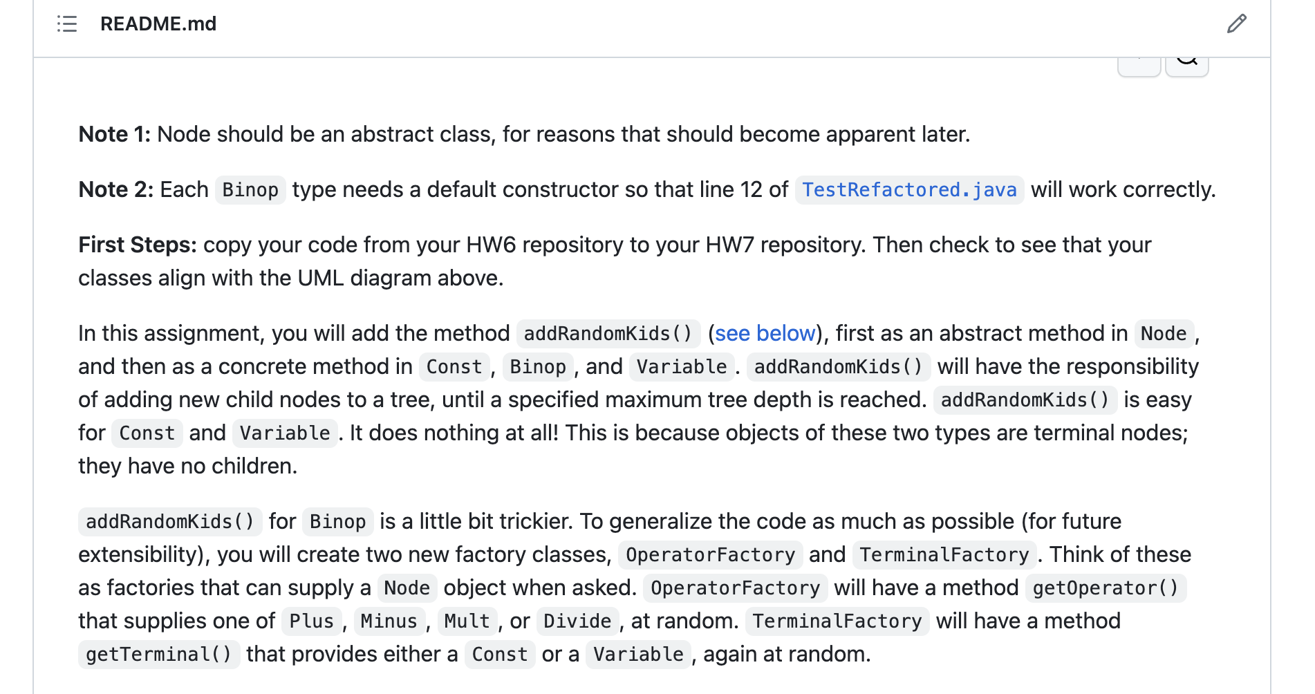 Solved 2 Homework 7 - Refactoring Expression Building We are | Chegg.com