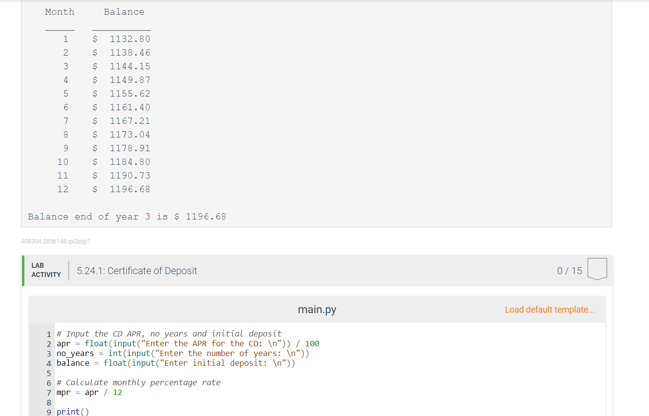 Solved Banks offer a Certificate of Deposit (CD) as a | Chegg.com